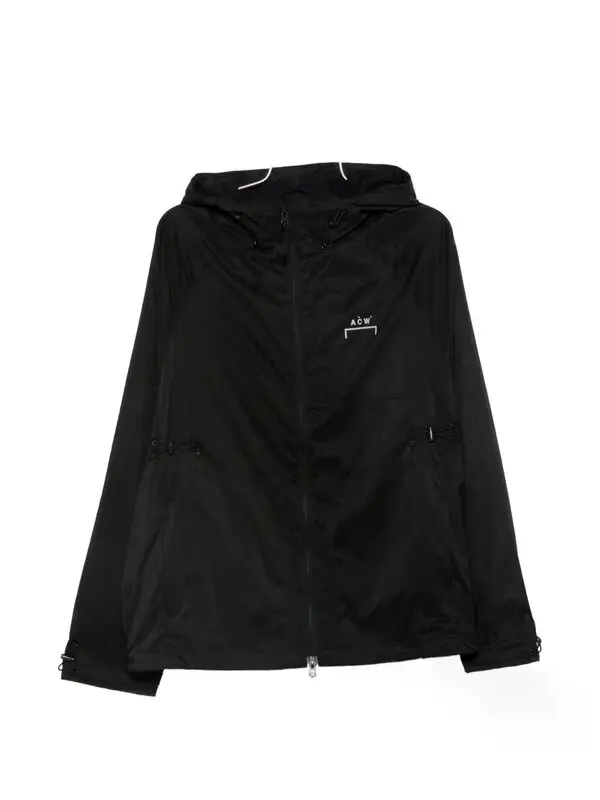 A-COLD-WALL* Logo-print Drawstring Hooded Jacket - Black