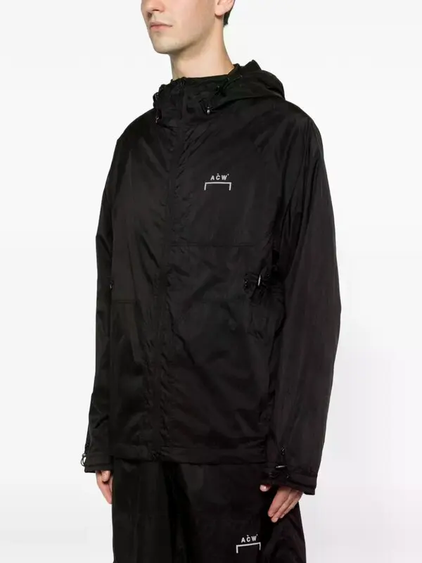 A-COLD-WALL* Logo-print Drawstring Hooded Jacket