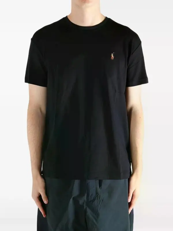 Polo Ralph Lauren Embroidered Polo Pony T-shirt - Black