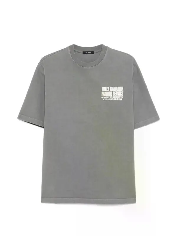 WILLY CHAVARRIA Short-sleeve Round-neck T-shirt - Grey