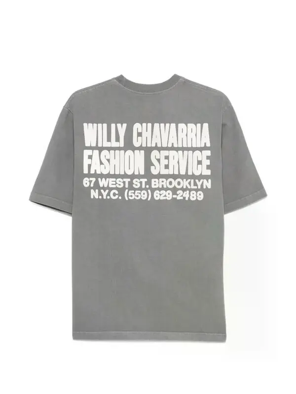 WILLY CHAVARRIA Short-sleeve Round-neck T-shirt - Grey