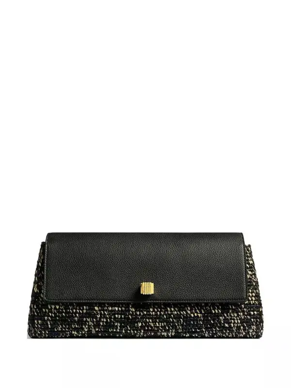 Khaite Textured Clutch - Black