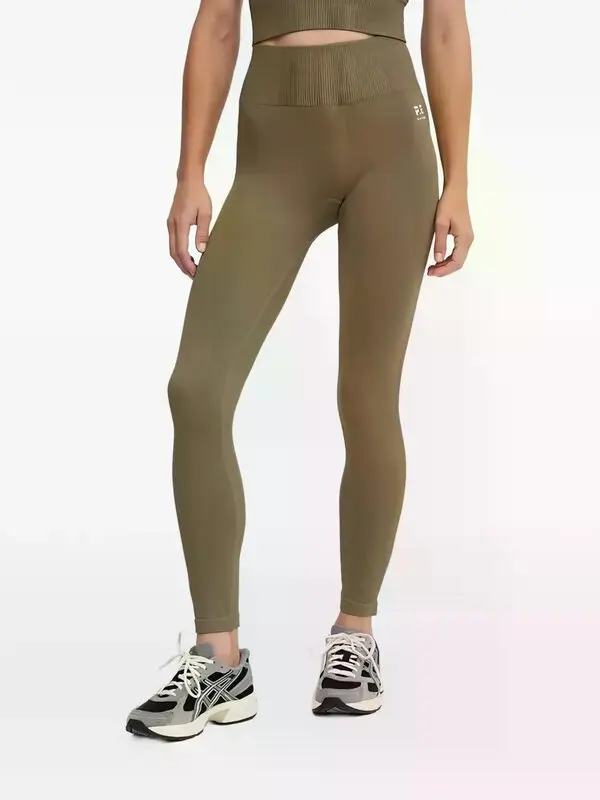 P.E Nation Logo Detail Leggings - Green