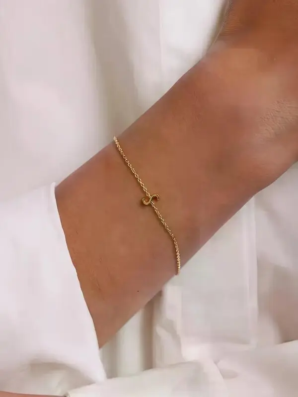 DESIGN LETTERS S-charm Bracelet