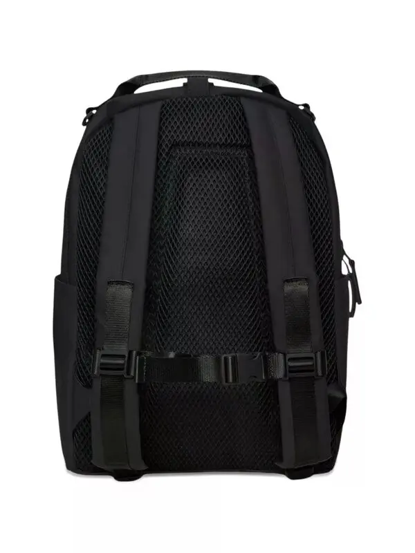 Rains Backpack With Matte Finish - Black