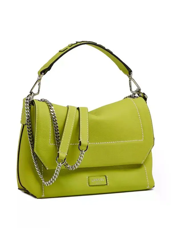 LANCEL Ninon Soft Leather Shoulder Bag - Green