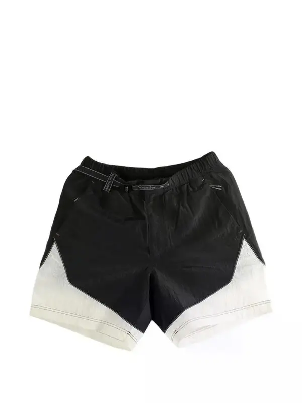 AND WANDER X Roa Panelled Belted Shorts