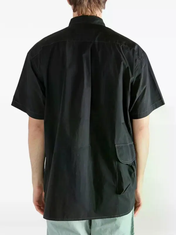 AND WANDER Cargo-pocket Short-sleeve Shirt