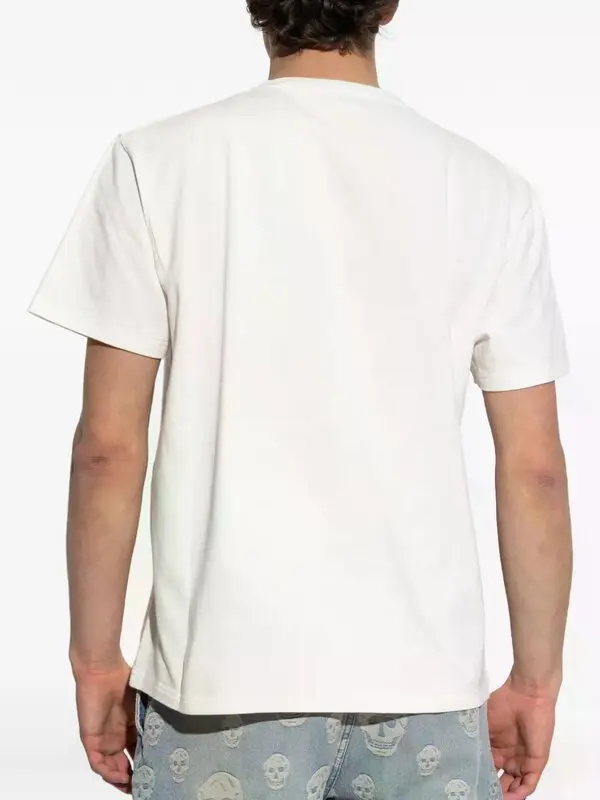 Alexander McQueen Skull-print Logo T-shirt - White