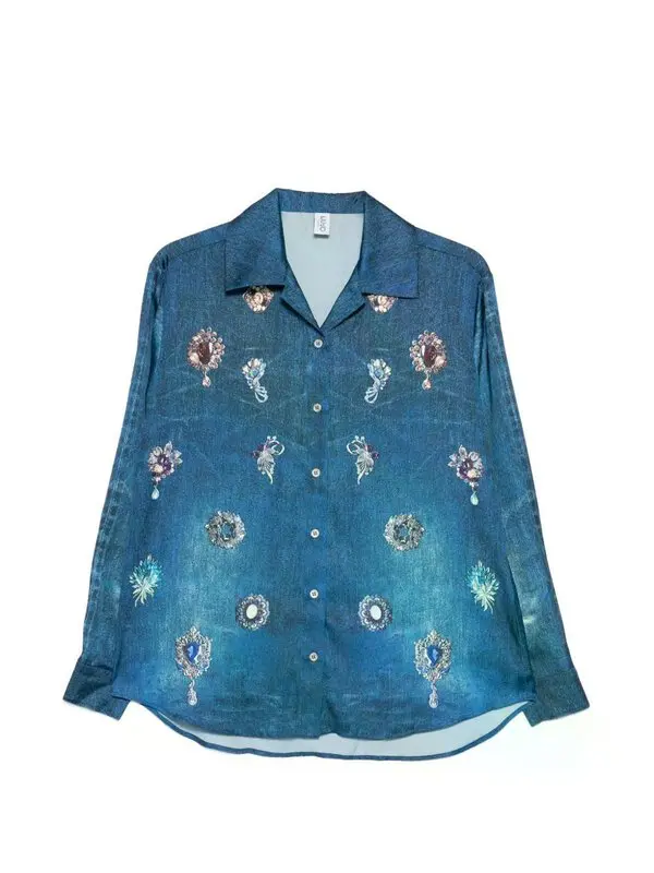 Liu Jo Buttoned Long-sleeve Shirt - Blue