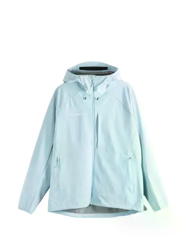 MAMMUT Hooded Raglan-sleeve Jacket With Logo Print