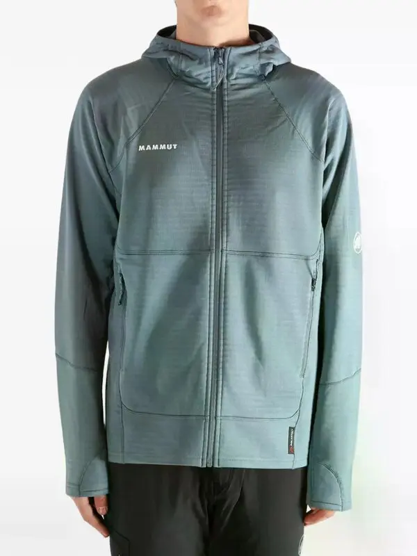 MAMMUT Waffle-knit Hooded Jacket