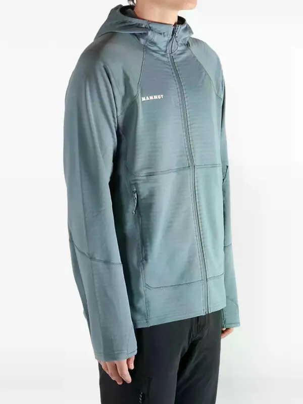 MAMMUT Waffle-knit Hooded Jacket