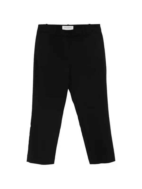 Ermanno Scervino Cropped Trousers - Black