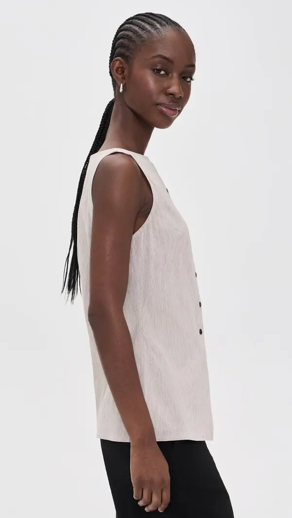 Theory Boat Neck Sleeveless Top