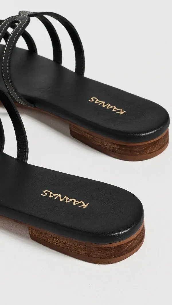 Kaanas Leela Sandals - Black