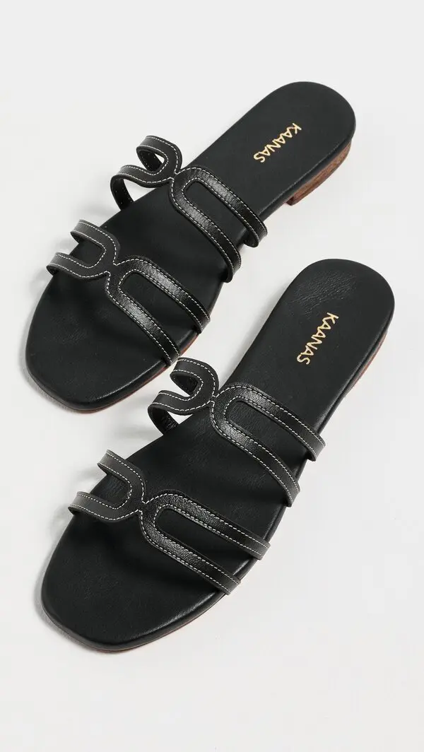 Kaanas Leela Sandals - Black
