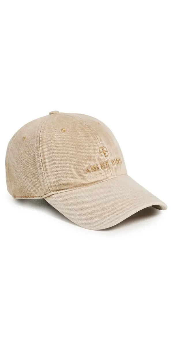 ANINE BING Jeremy Baseball Cap - Butter Yellow