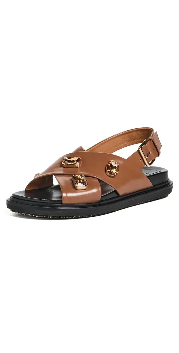 Marni Fussbett Sandals - Leather