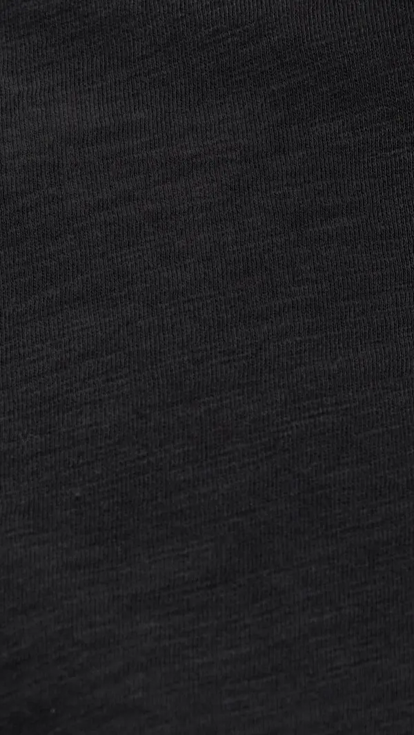 Theory Bind Neck Boxy Tee - Black