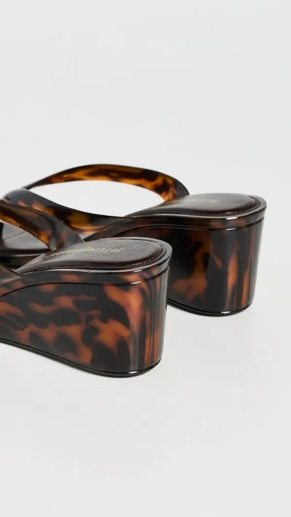 Jeffrey Campbell Gigabyte Jelly Wedges In Print