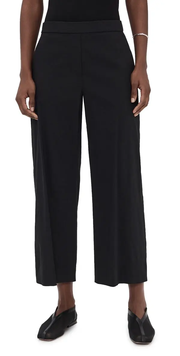 Theory Classic Straight Pull On Trousers - Black