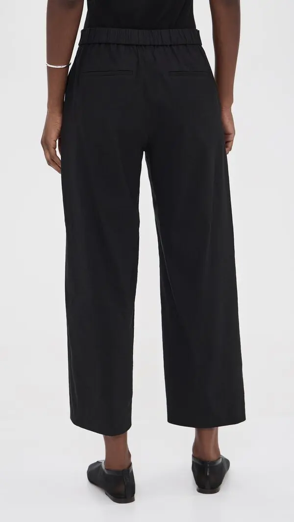 Theory Classic Straight Pull On Trousers - Black