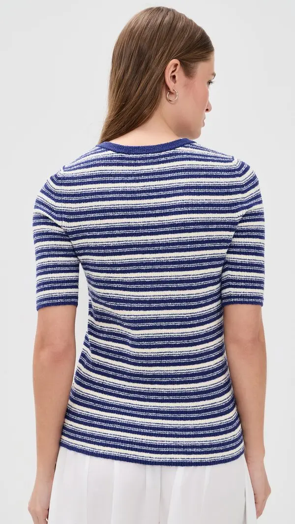 Xirena Farrah Top With Lace-up Neck