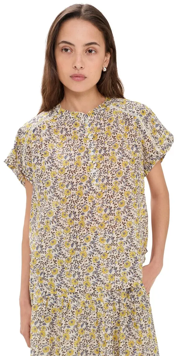 Xirena Baylee Floral Print Top - Sun Petals