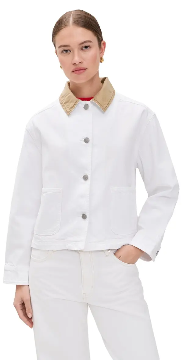 Xirena Cove Denim Jacket - White