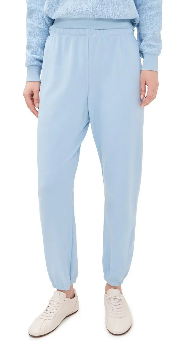 PERFECTWHITETEE French Terry Easy Sweatpants - Powder Blue
