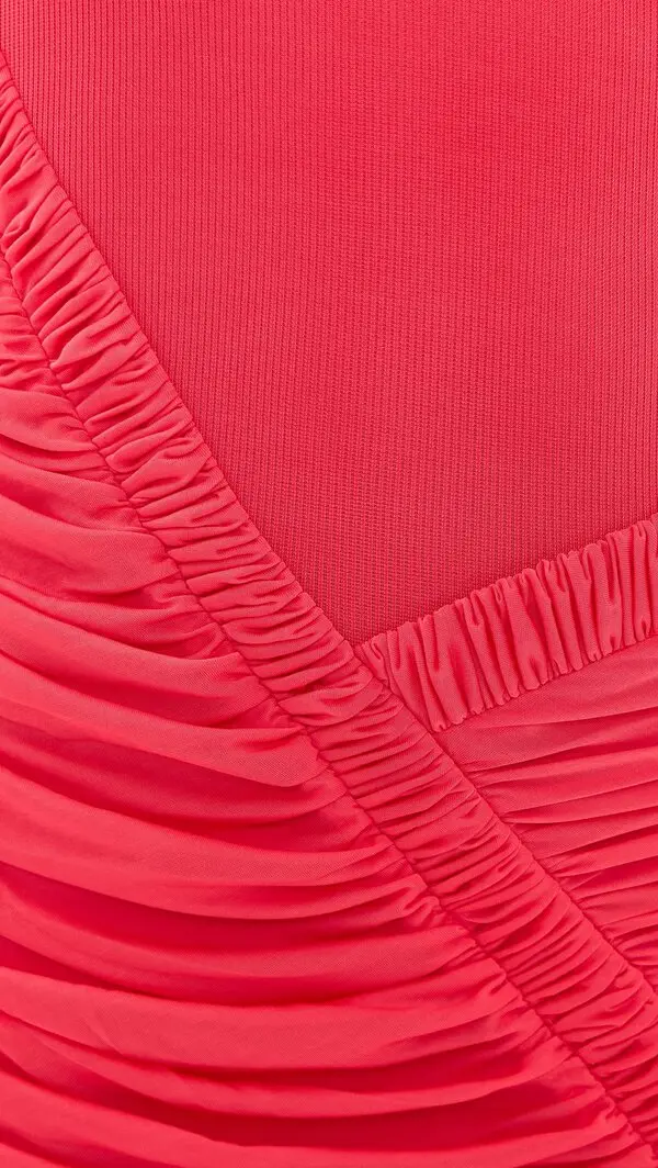Christopher Esber Fusion Ruched Ripple Dress