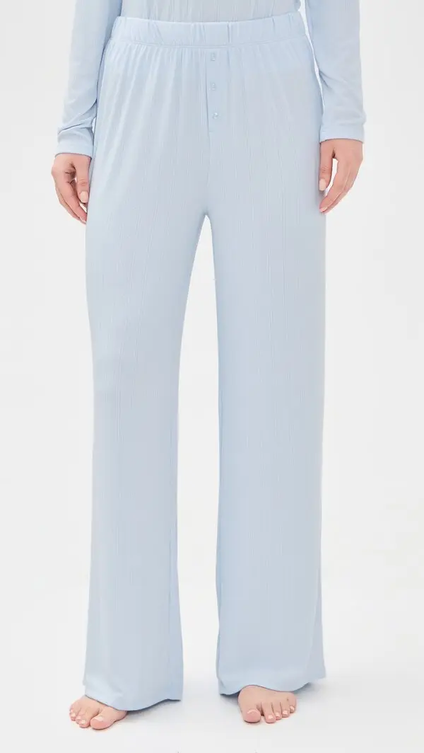 Honeydew Intimates Blissful Long Henley Pajama Set