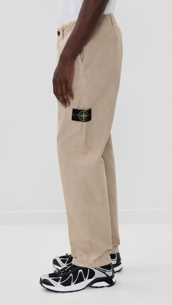 Stone Island Garment Dyed Trousers