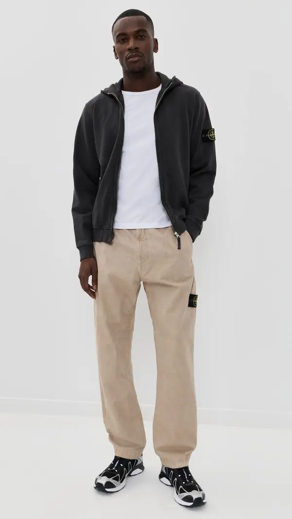 Stone Island Garment Dyed Trousers
