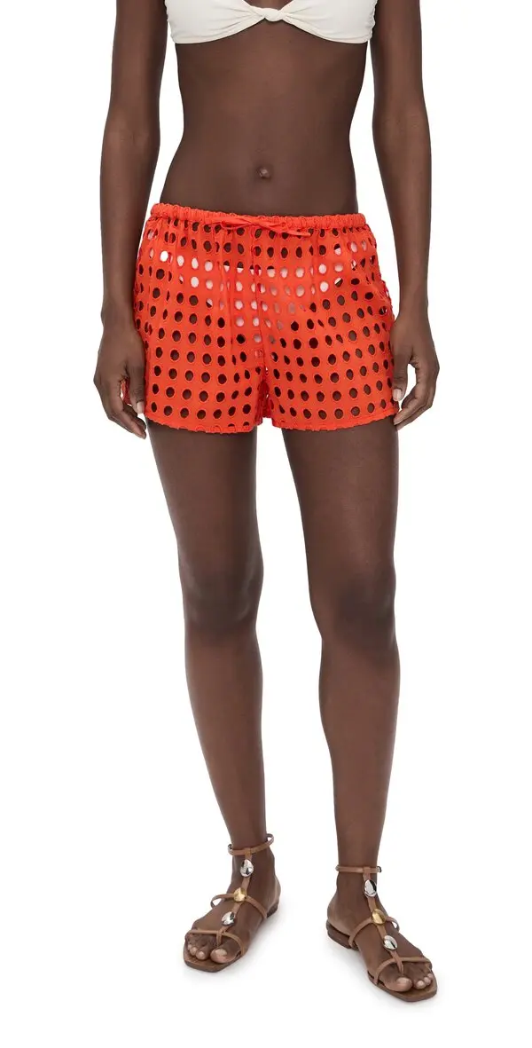 Solid & Striped The Remi Shorts - Habanero