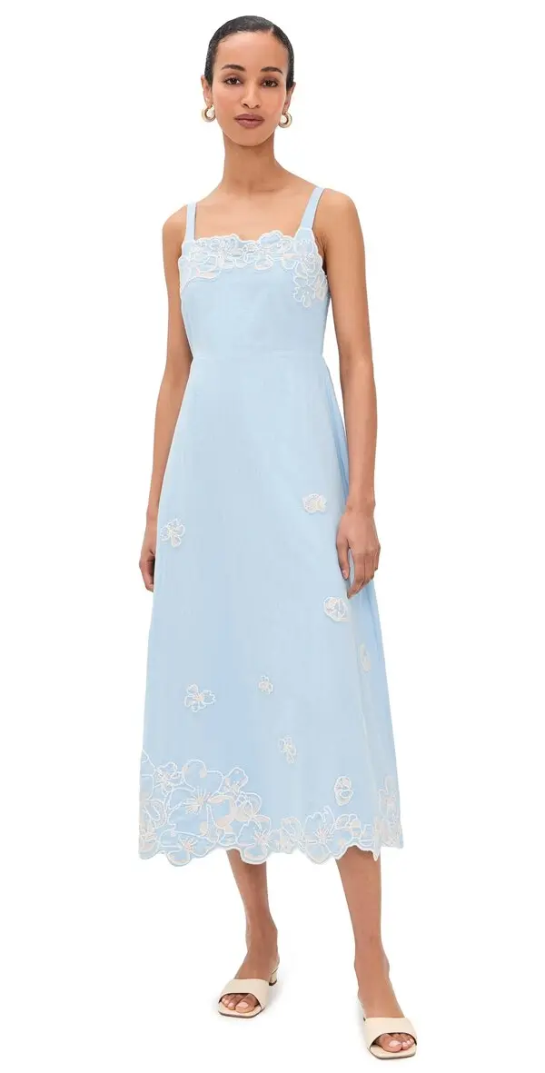 CLEOBELLA Marceline Midi Dress - Glacier Lake
