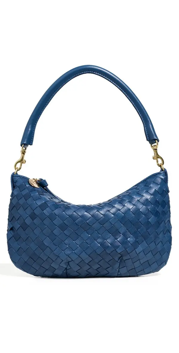 Clare V. Petit Moyen Messenger Bag - French Blue