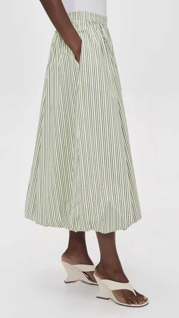 Cinq À Sept Striped Cellah Bubble Skirt
