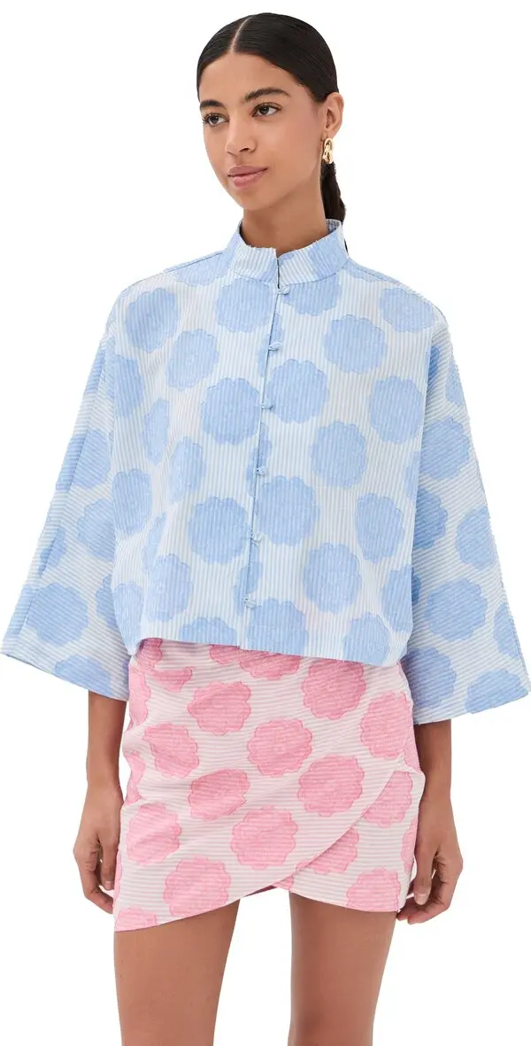La Vie Style House Mod Flower Everyday Shirt