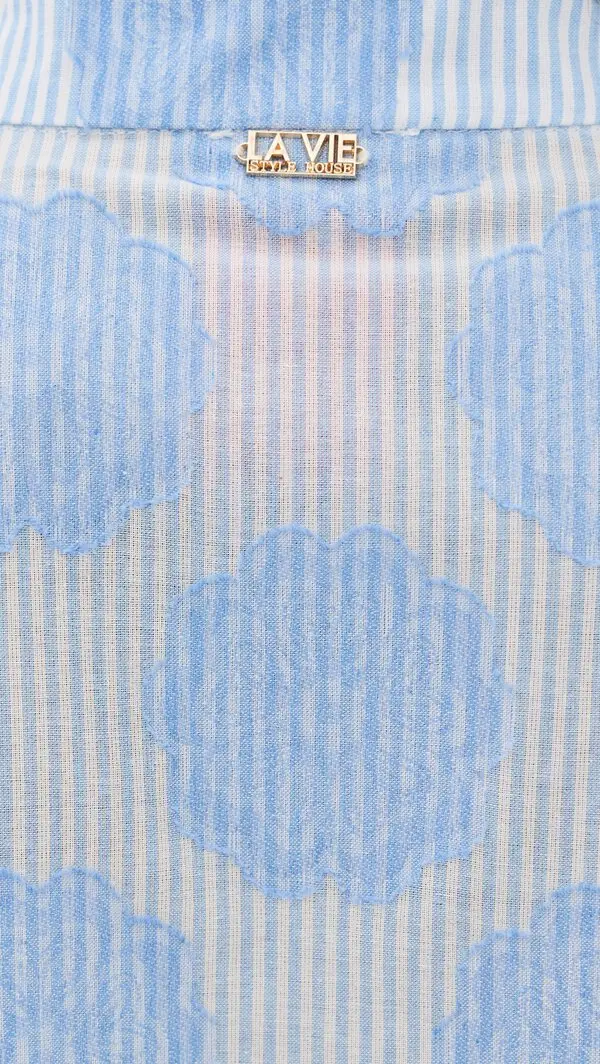 La Vie Style House Mod Flower Everyday Shirt