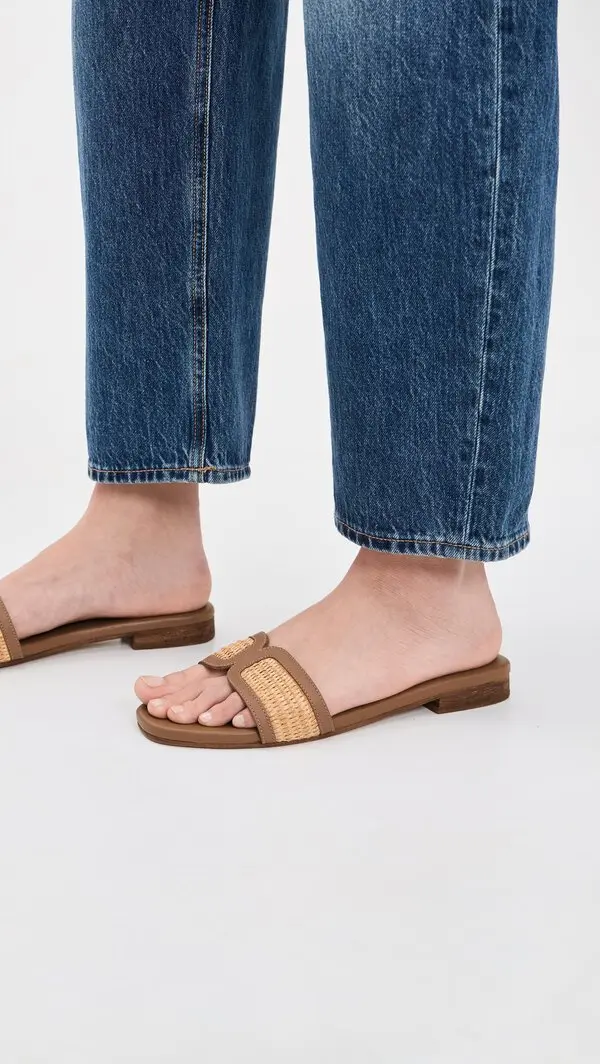 Kaanas Malek Raffia Sandals