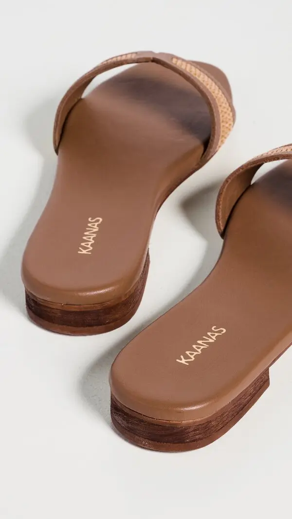 Kaanas Malek Raffia Sandals