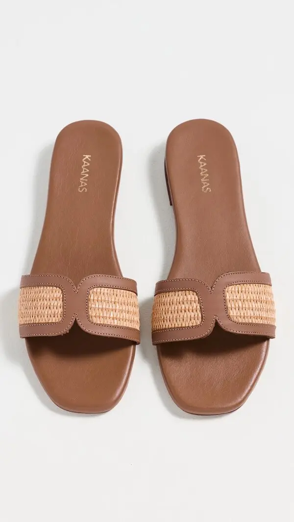 Kaanas Malek Raffia Sandals