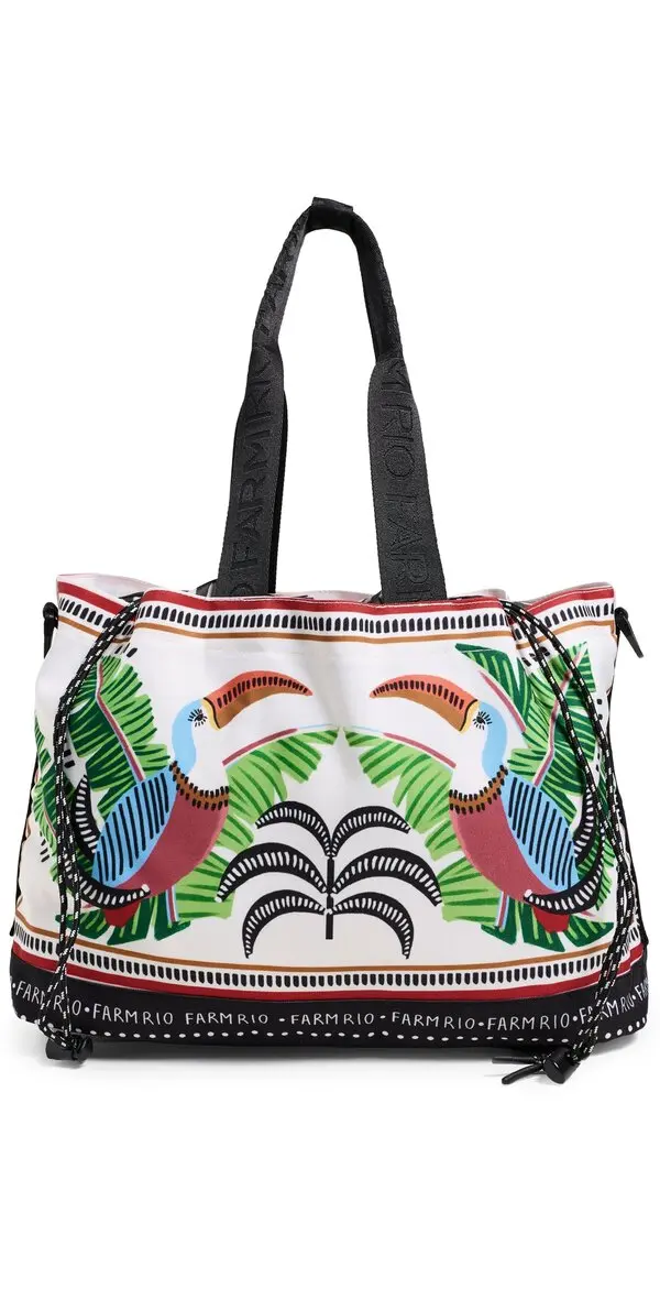 Farm Rio Toucan With Foliage Destiny Bag - Multi