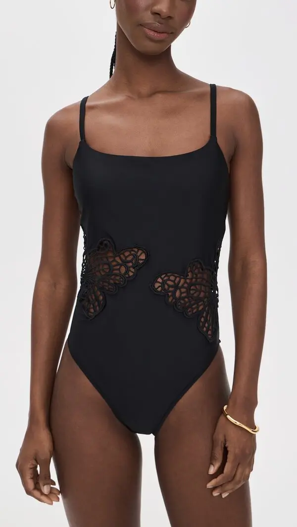 L'Agence Remi Crochet One-piece Swimsuit