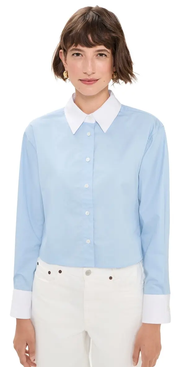 Sold Out NYC The Cropped Everything Shirt - French Blue