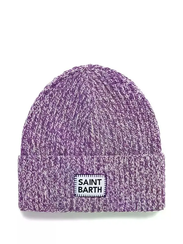 MC2 SAINT BARTH Logo-label Beanie - Purple