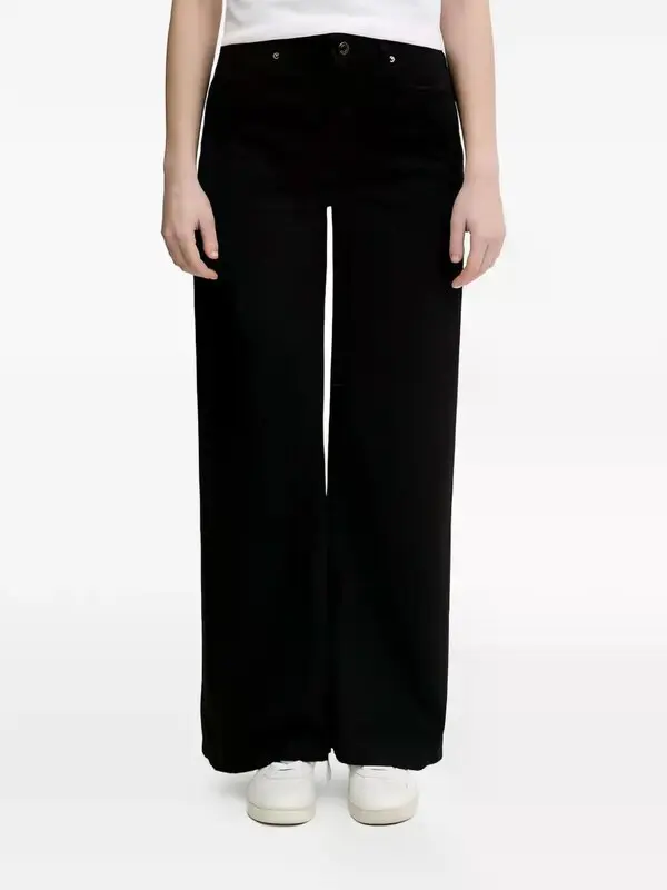 Sisley Logo-patch Jeans - Black