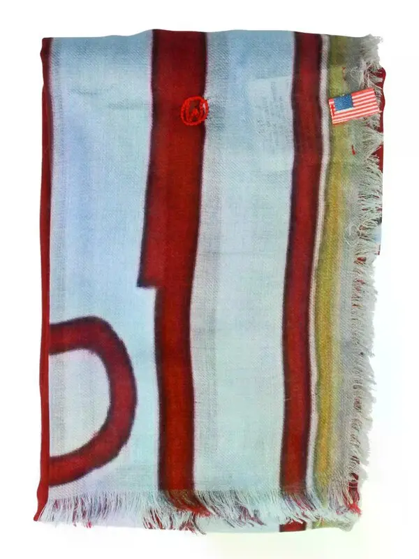 TALKING WALLS Pop Corn Silk Printed Scarf
